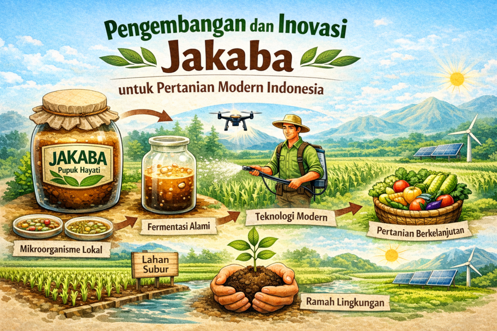 Pengembangan dan Inovasi Jakaba untuk Pertanian Modern Indonesia